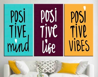 Positive Wall Art - Etsy