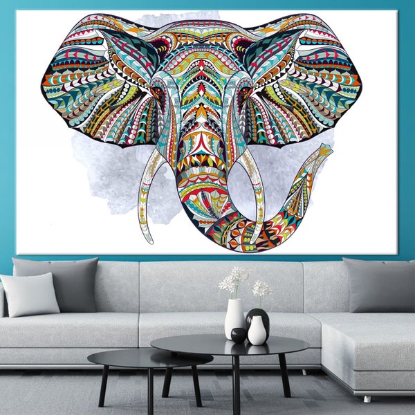 Elephant Poster - Etsy