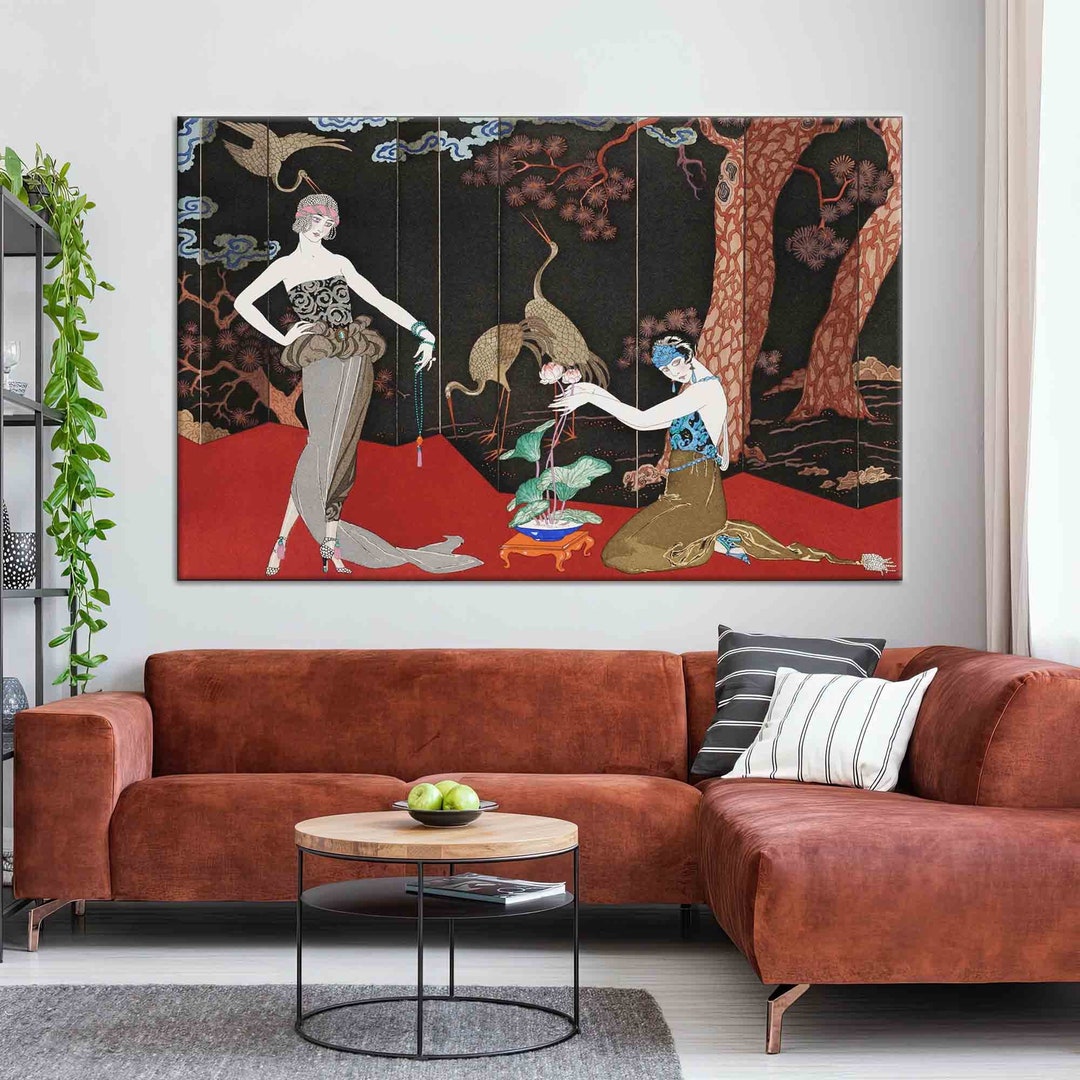 George Barbier Le Gout Des Laques Barbier Painting Vintage - Etsy