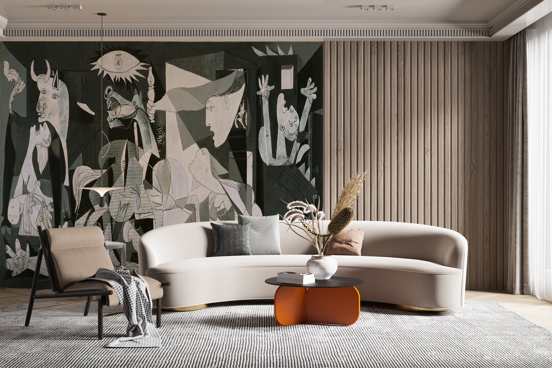 Guernica Pablo Picasso Wall Paper Peel and Stick Modern Art - Etsy