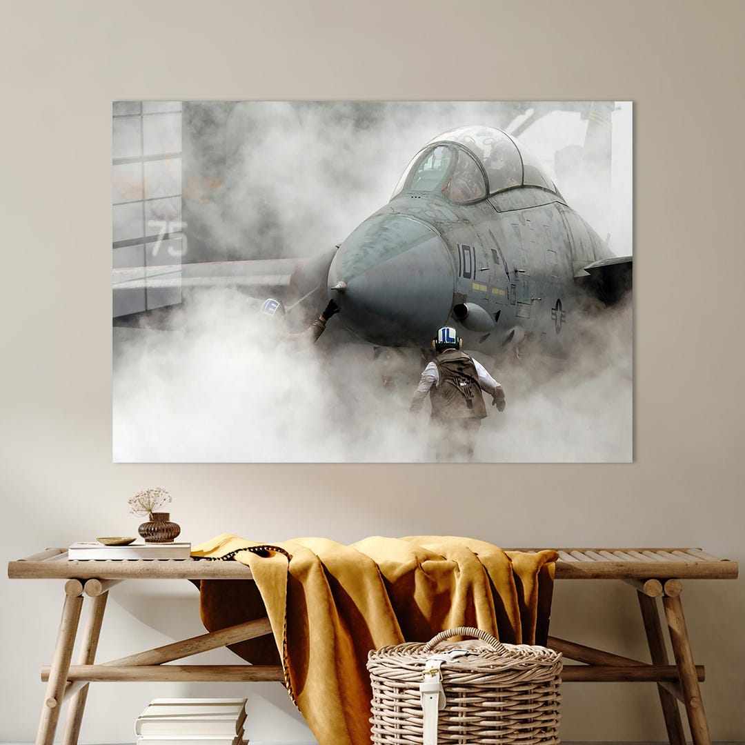 Fighter Jet Canvas Print: Modern War Plane Wall Art - Etsy