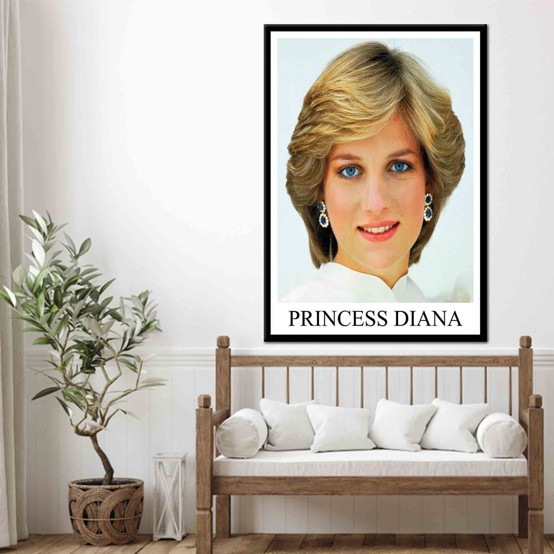 Princess Diana Princess Diana Poster Princess Diana Print - Etsy