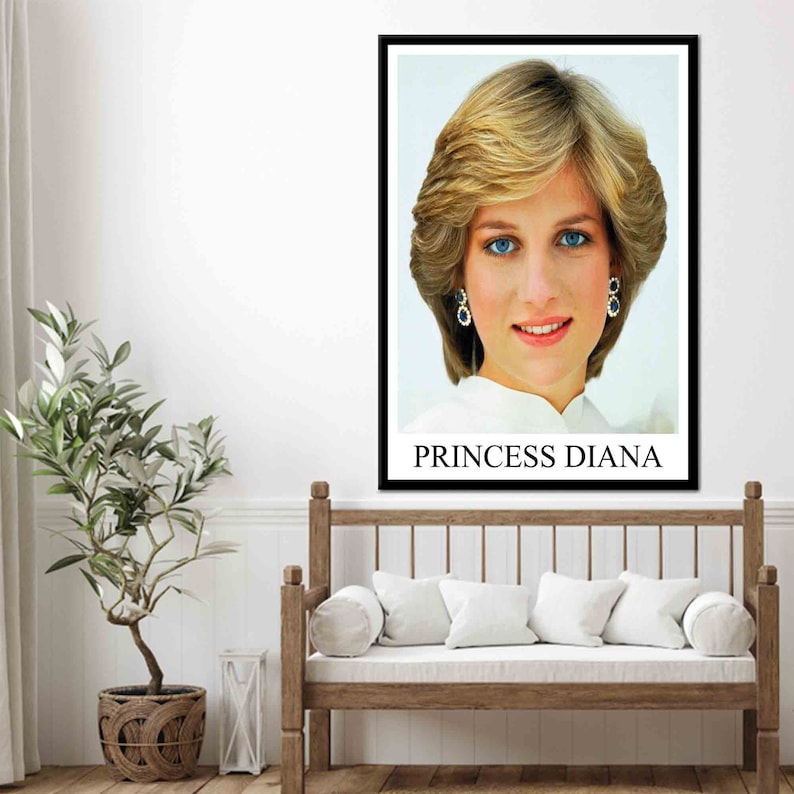 Princess Diana Princess Diana Poster Princess Diana Print - Etsy UK