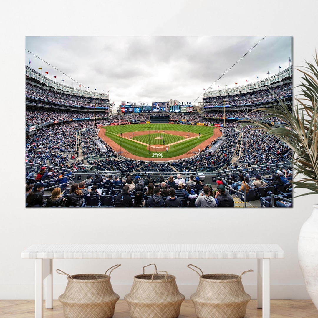 Baseball Stadium Canvas Print: Game Day Panorama Art - Etsy