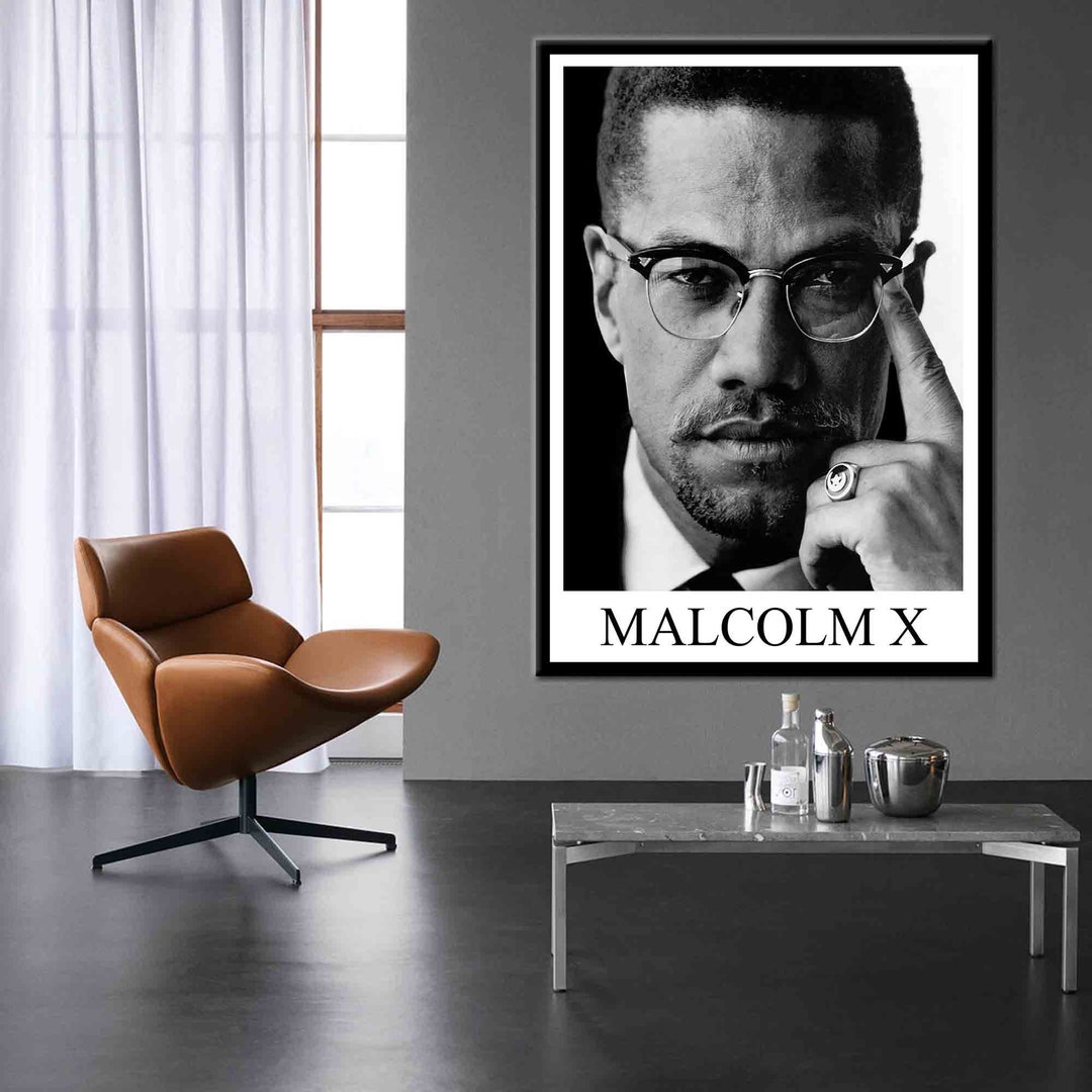 Malcolm X Malcolm X Poster Malcolm Little Malcolm X Print Etsy
