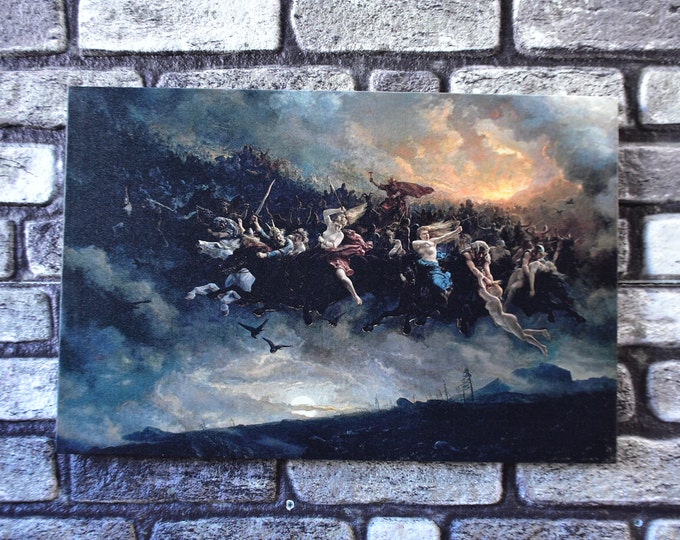 Norse Mythology Canvas Poster, 3D Canvas, Framed Wall Art, the Wild ...