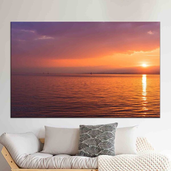 Canvas Wall Art Sunset - Etsy