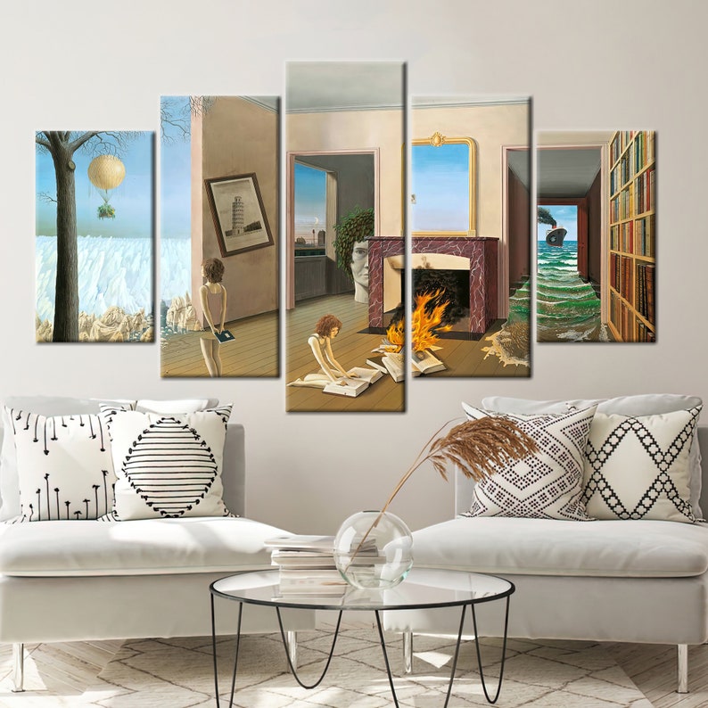 Surrealist Canvas Wall Art: Dominique Appia Masterpiece - Etsy