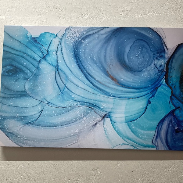 Large Alcohol Ink Art - Etsy