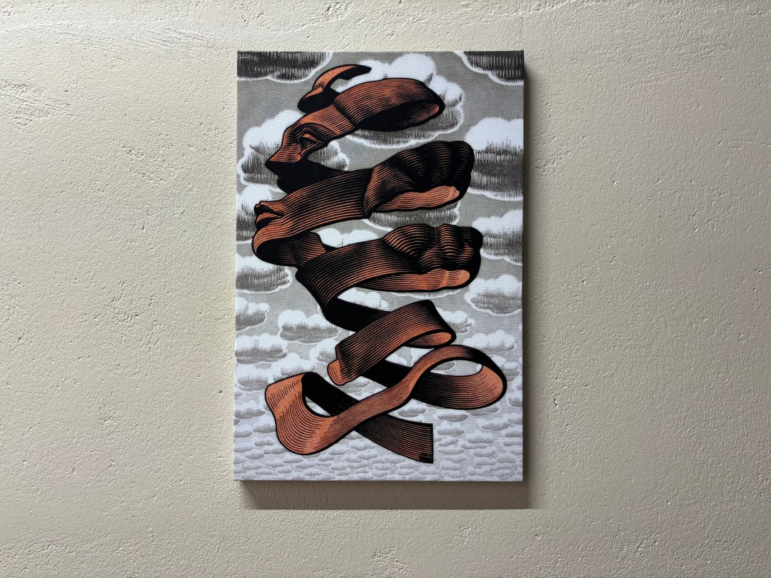 Rind by MC Escher, Modern Canvas Poster, Maurits Cornelis Escher Canvas ...