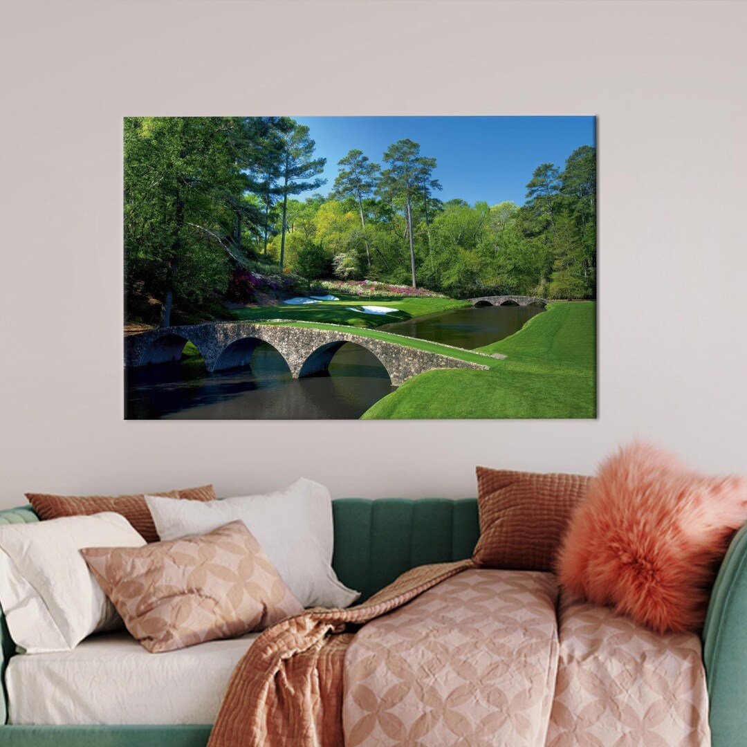Augusta National Golf Course Canvas Art: Golf Landscape Decor - Etsy