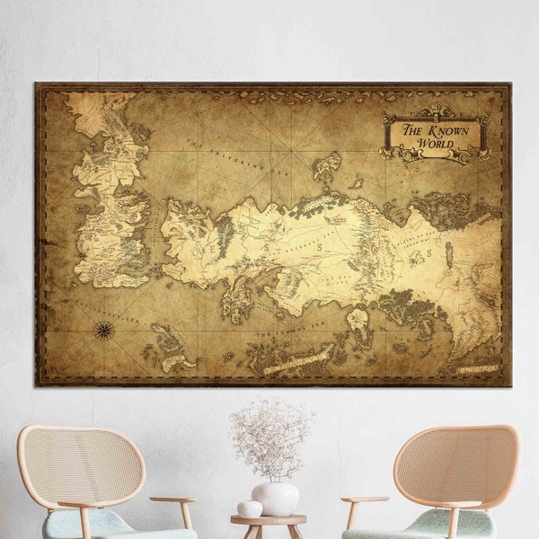 Westeros Map - Etsy