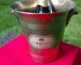 UNUSED KRUG Champagne Vintage Steel Cooler 1990s FABULOUS - Etsy