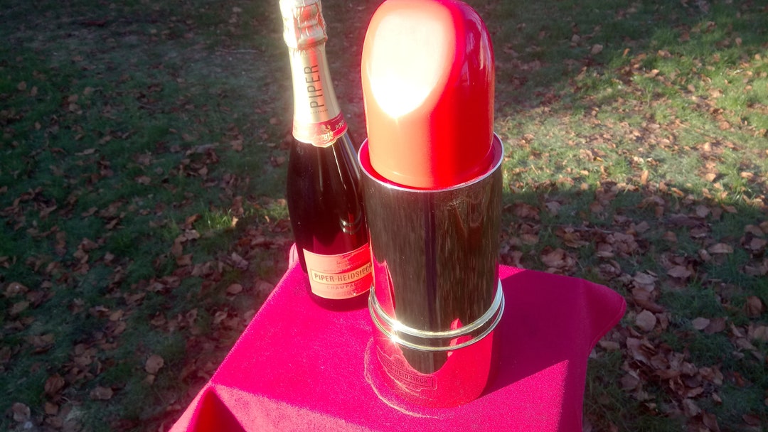 Magnificent Piper Heidsieck Champagne Presentation Cooler 'lipstick ...