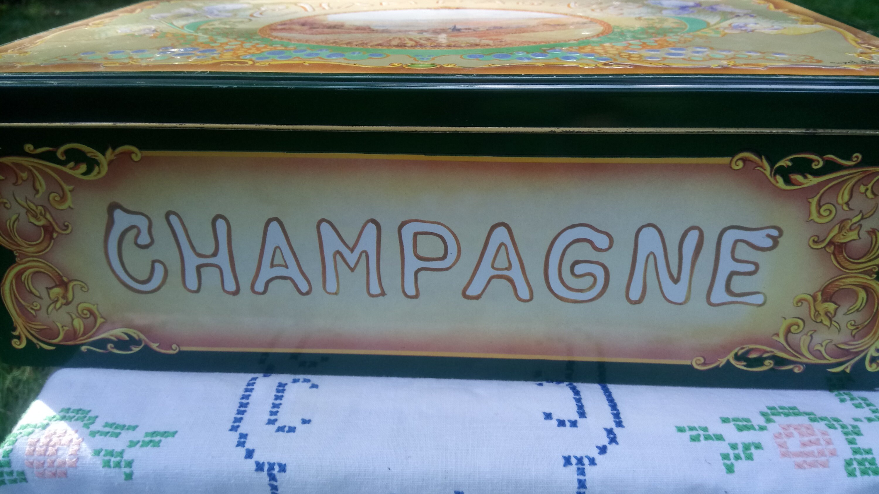 Very Rare & Vintage : Authentic Metal Champagne Can - for 2 Champagne ...