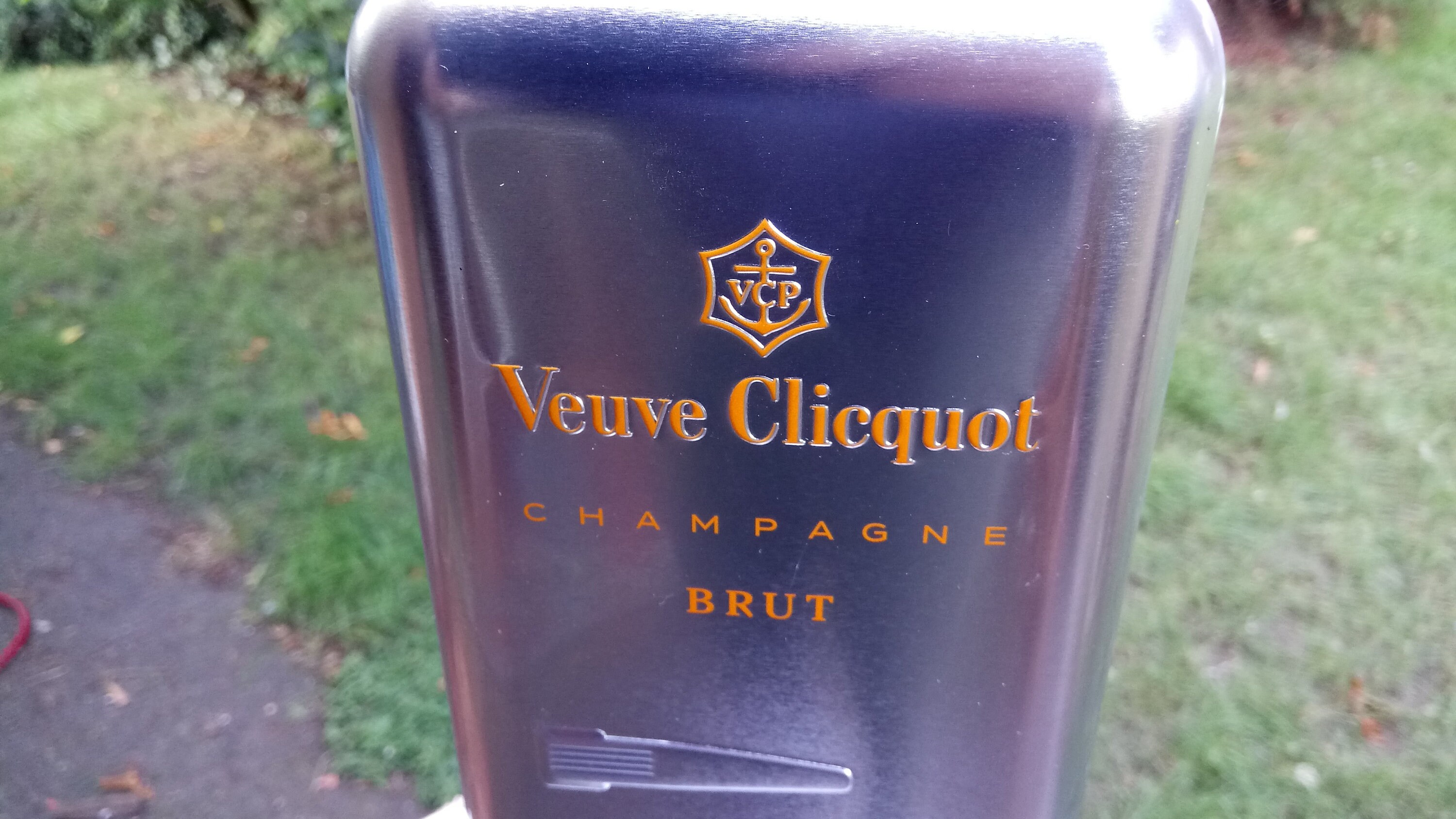 Very Rare : Veuve Clicquot Fridge Box Silver Color for Champagne Bottle ...
