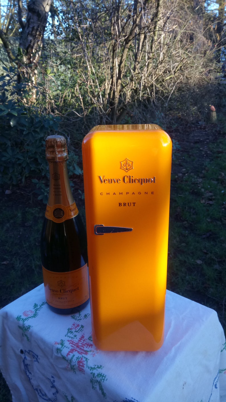 Very Rare : Veuve Clicquot Orange Fridge Box - for Champagne Bottle ...