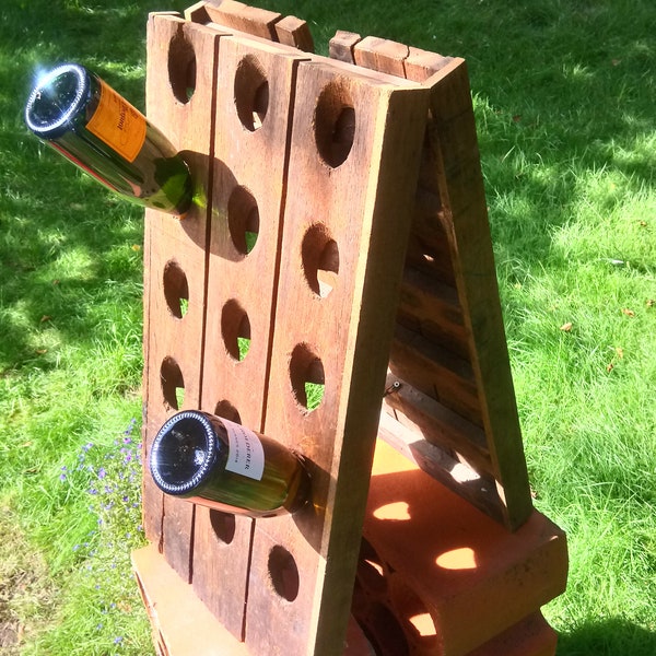 Wine Riddling Rack - Etsy