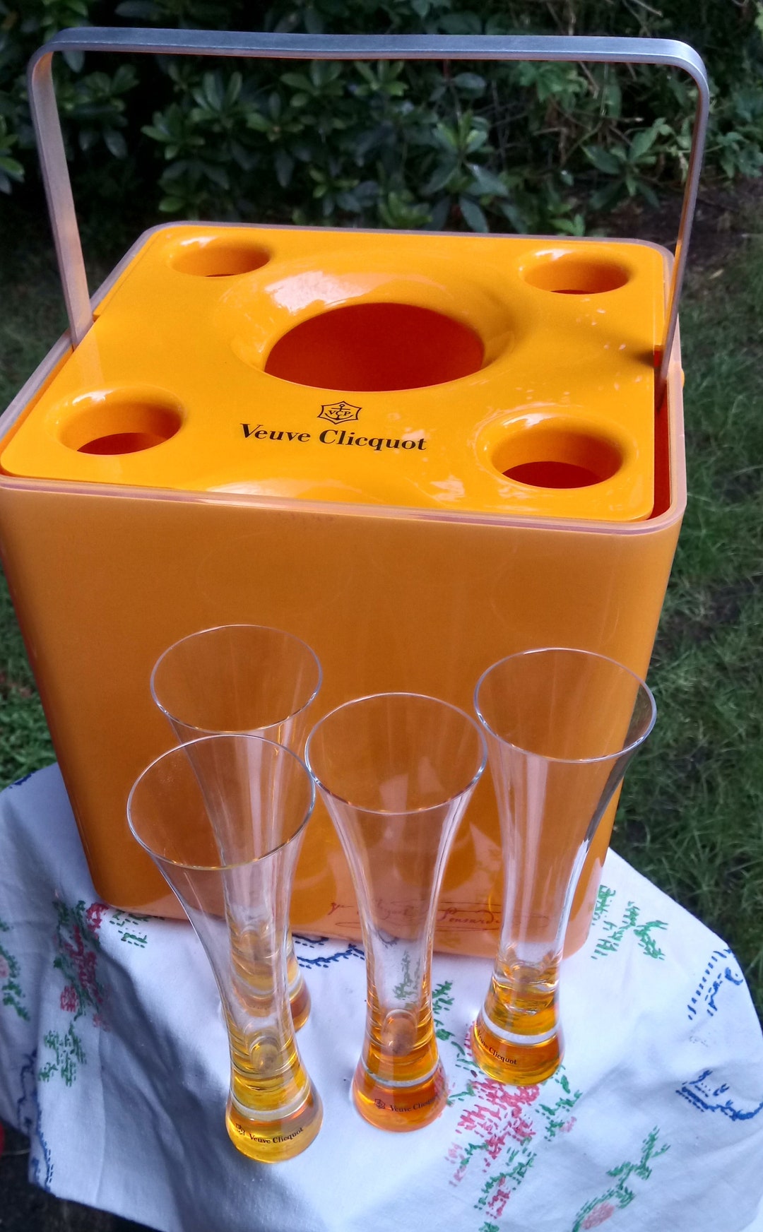 Unique, Authentic : Veuve Clicquot Ice Bucket “ice Cube” Porsche Design ...