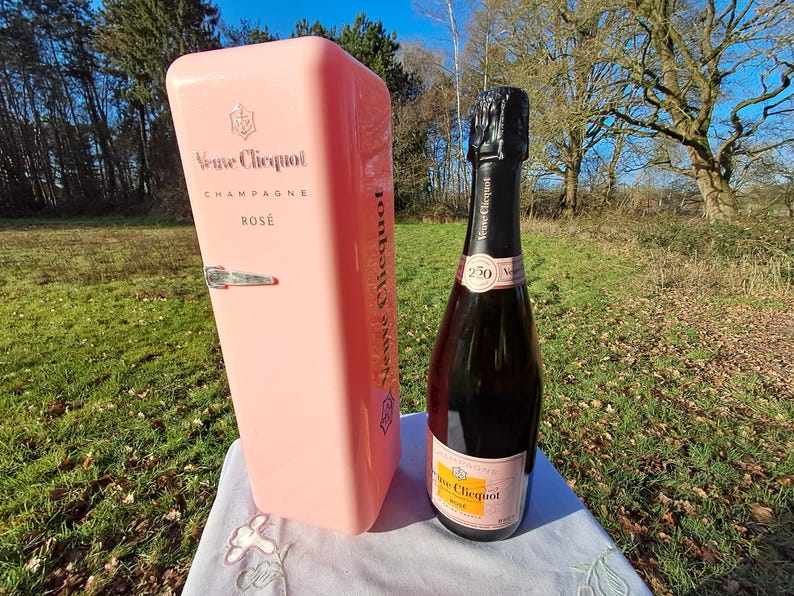 Very Rare : Veuve Clicquot Pink Fridge Box - for Champagne Bottle - in ...