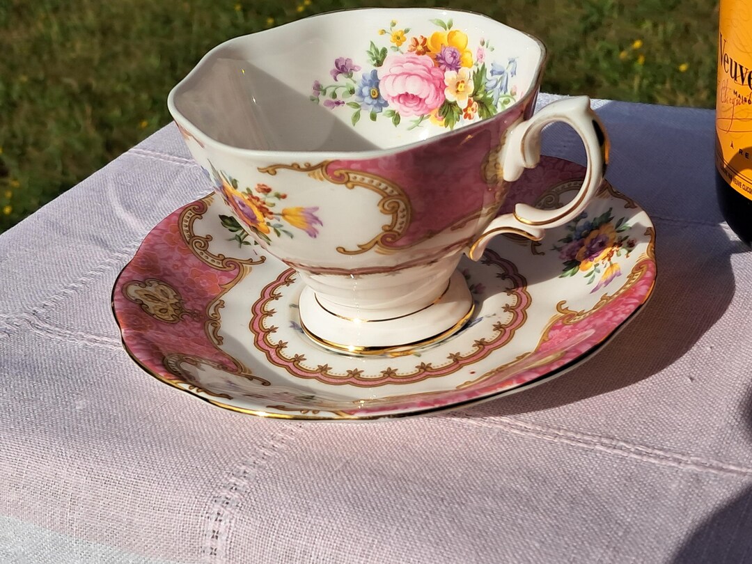 Royal Albert Lady Carlyle Cup and Saucer, English Bone China, Vintage ...