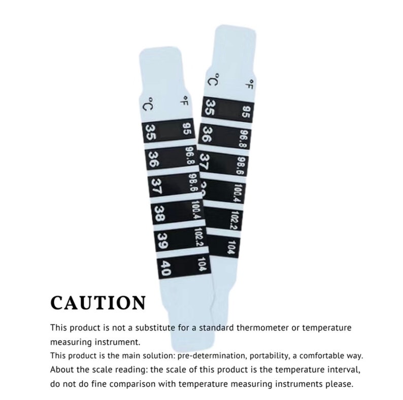 Quick Read Forehead Thermometer Strips - Etsy