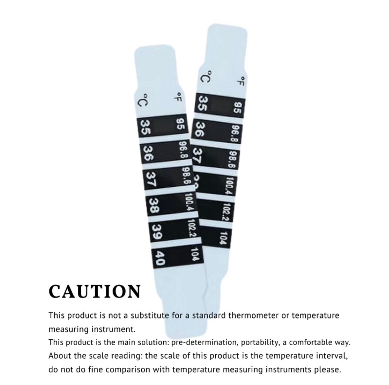 Quick Read Forehead Thermometer Strips - Etsy