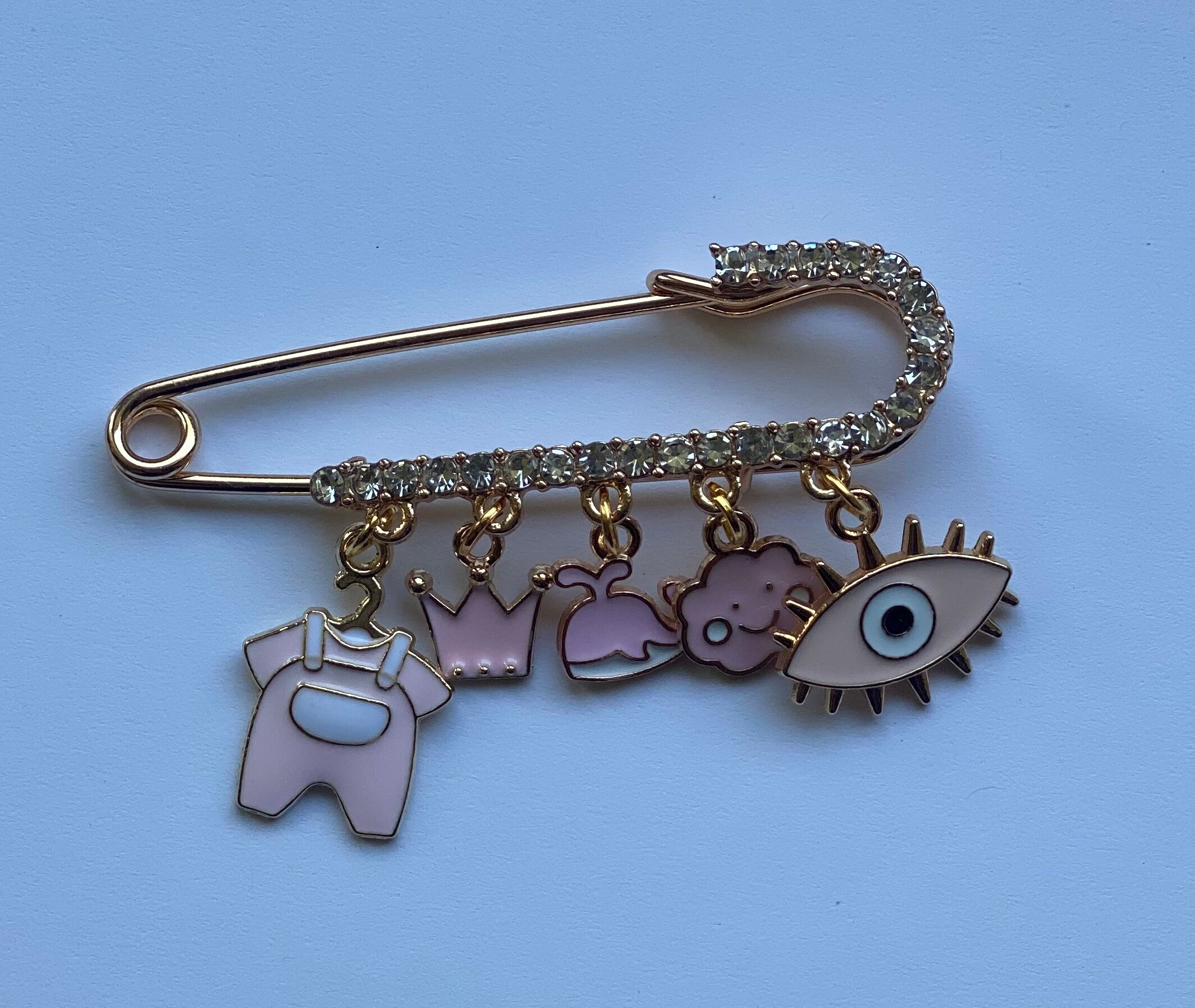 Baby Evil Eye Safety Pin Pregnancy Pin - Etsy