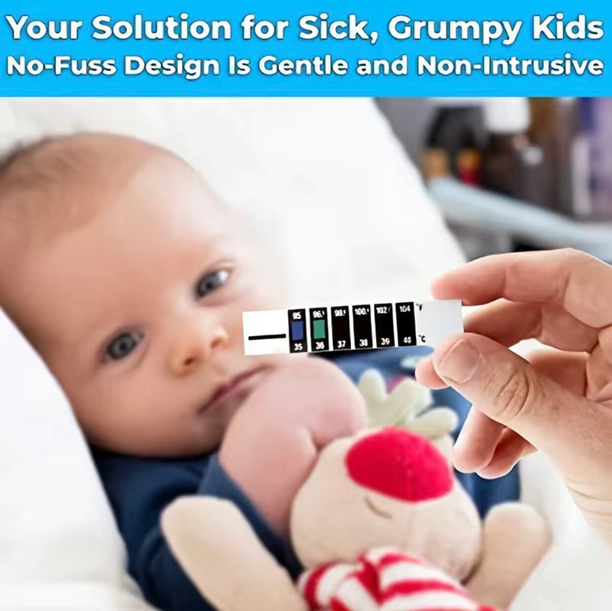 Quick Read Forehead Thermometer Strips - Etsy