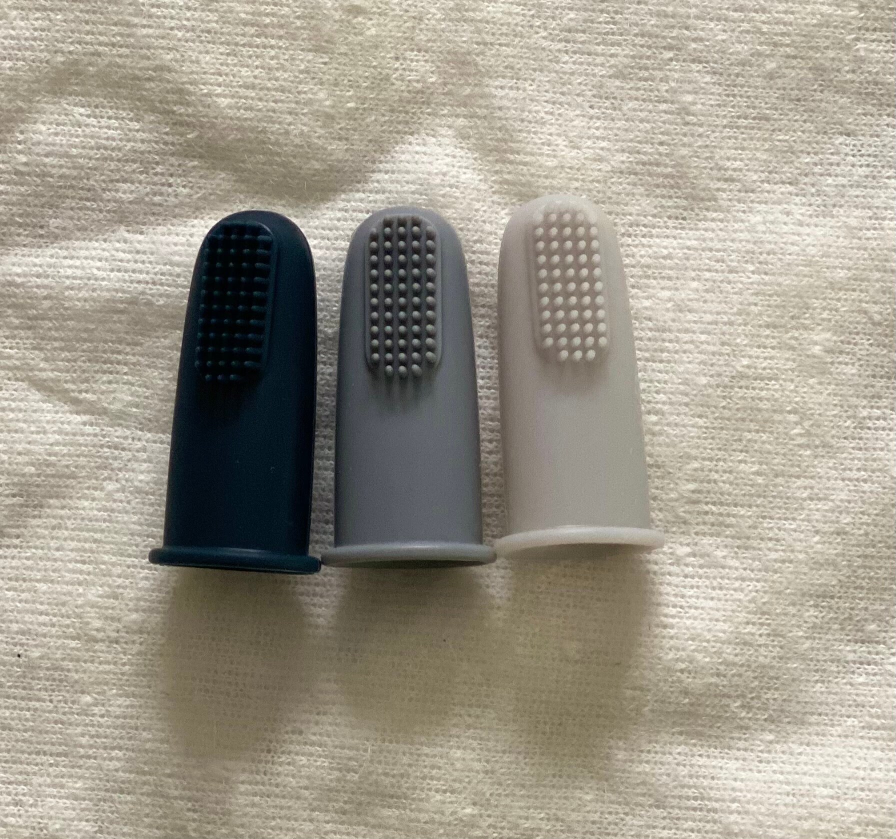 3 Pack Silicone Finger Toothbrushes - Etsy