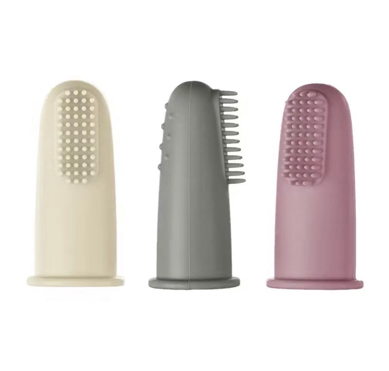 3 Pack Silicone Finger Toothbrushes - Etsy