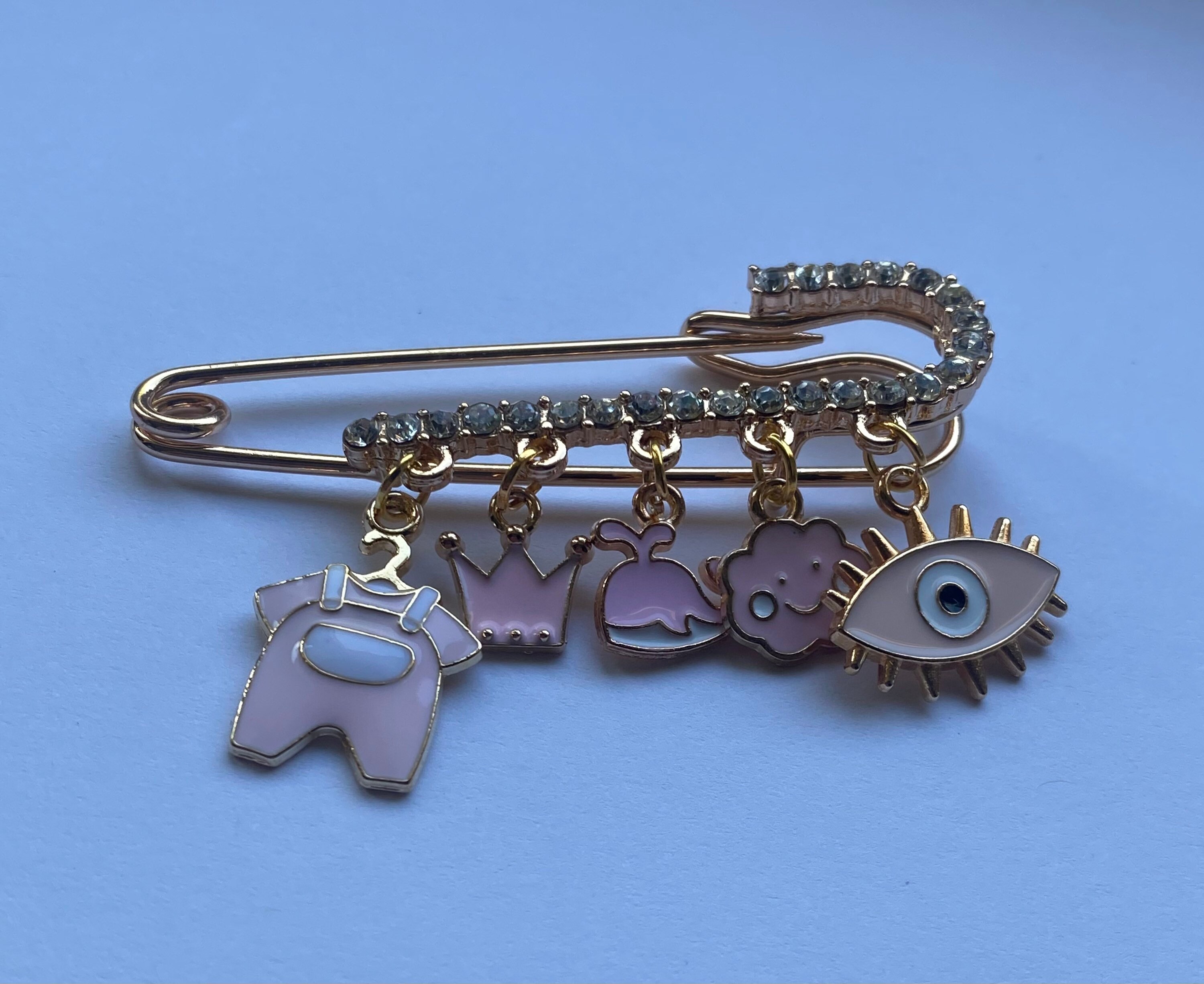 Baby Evil Eye Safety Pin Pregnancy Pin - Etsy