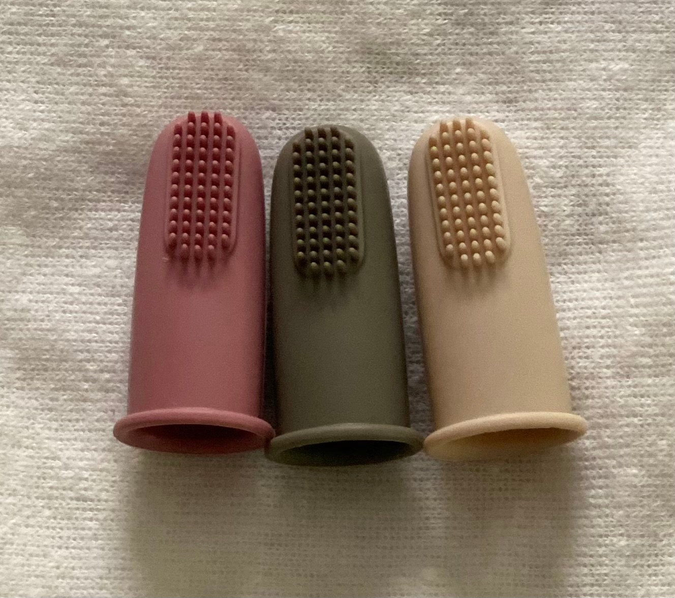 3 Pack Silicone Finger Toothbrushes - Etsy