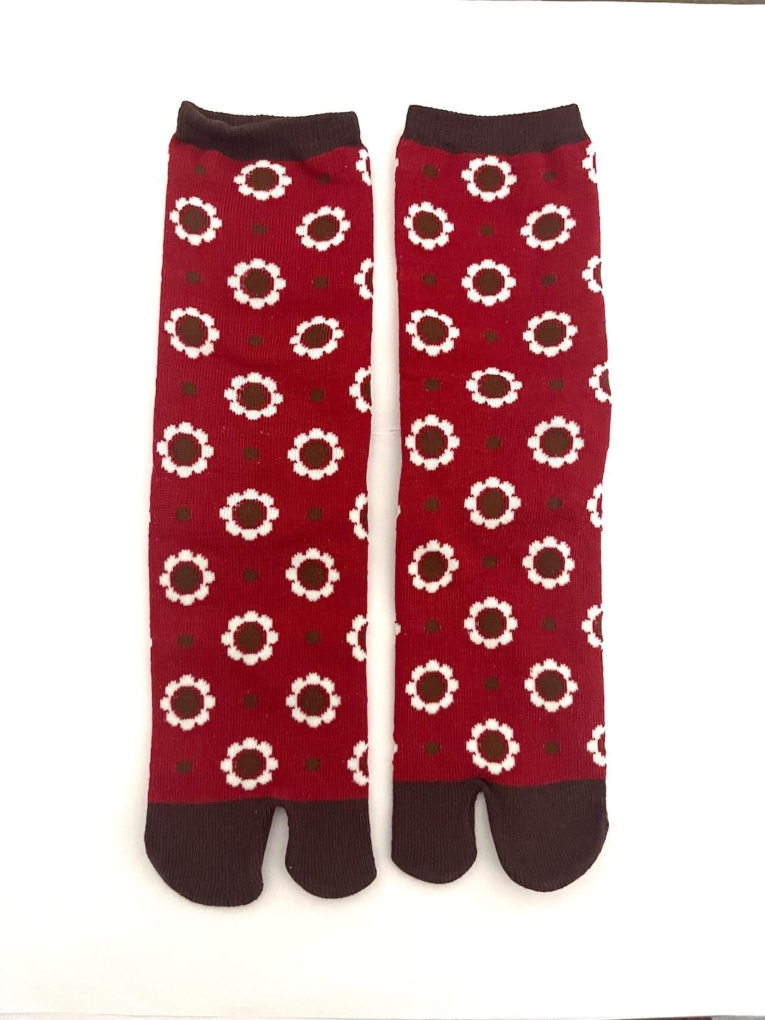 Japanese Hanakotoba Flower Tabi Socks - Split-toe Socks - Made in Japan ...
