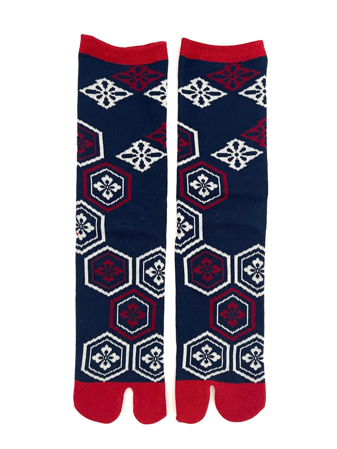 Mens Pattern Tabi Socks - Pattern Socks - Japanese Crew Women Men Tabi ...