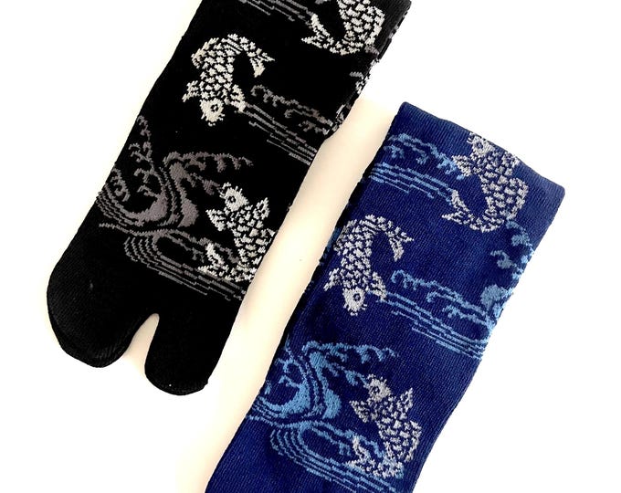 Japanese Koi Fish Tabi Socks: Split-toe Unisex Socks - Etsy
