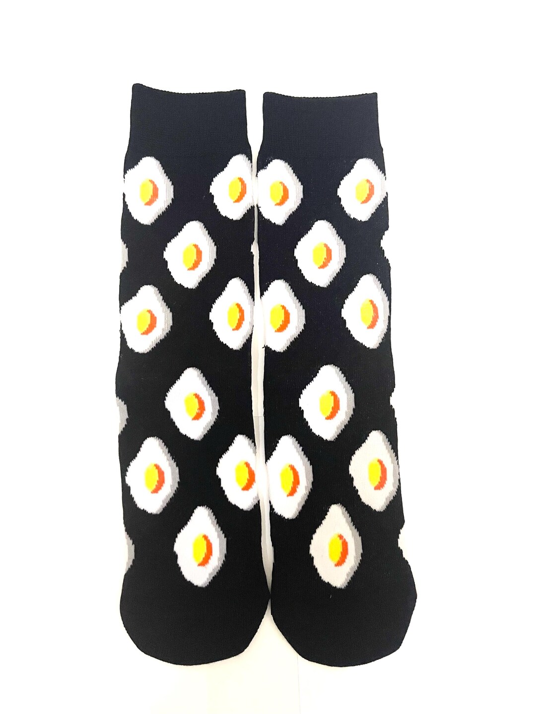 Korean Fried Egg Socks: Unisex Fun Crew Socks - Etsy
