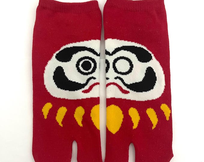 Unisex Japanese Ankle Daruma Tabi Socks - Daruma Socks - Japanese Crew ...