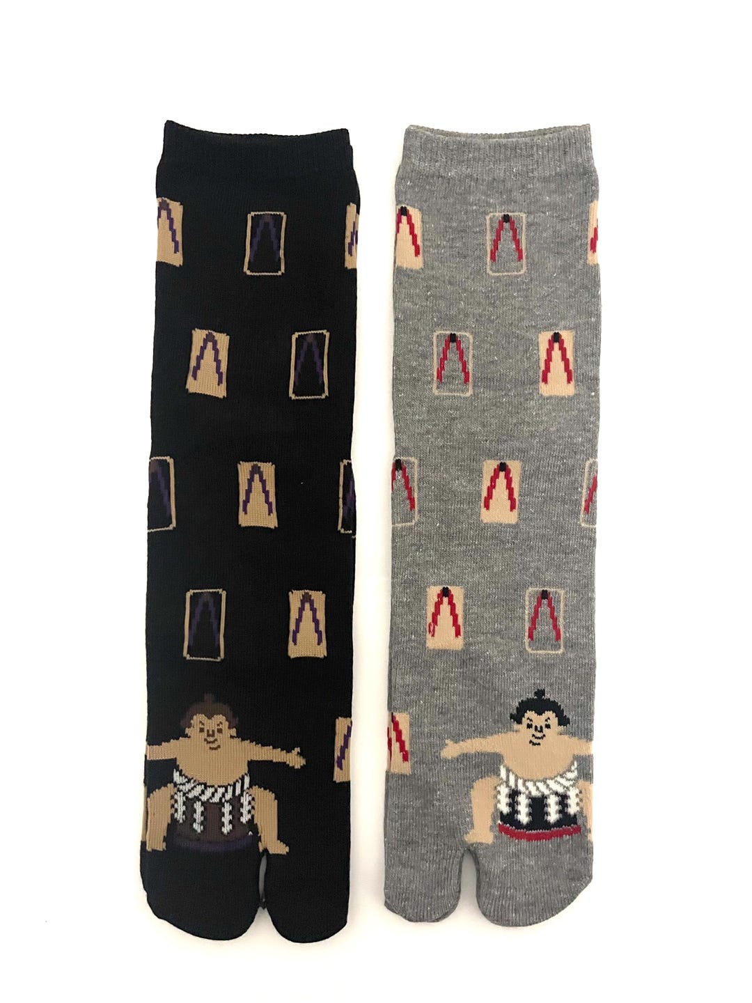 Japanese Sumo Tabi Socks: Geta Slipper Design Split-toe Socks - Etsy