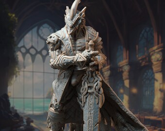 Malee Undead Wizard / Mage by My3dprintforge Dnd Dungeon and - Etsy