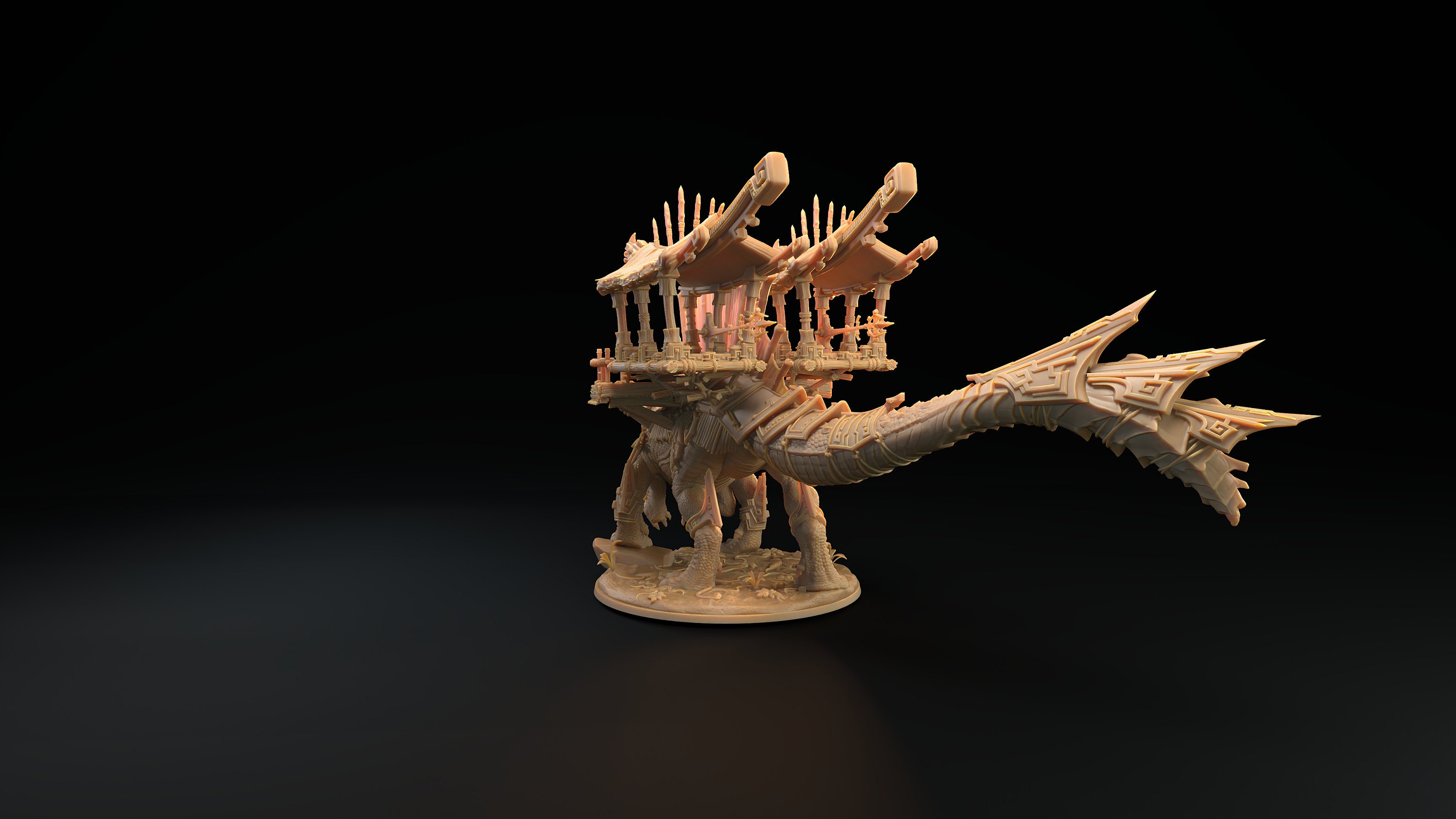 Spinodon / Spinosaurus / Monster / Dinosaur / Pathfinder / Dnd - Etsy UK