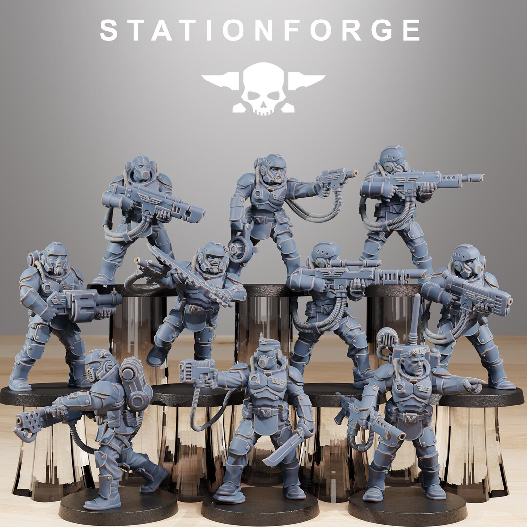 Vaskar Commandos / Kitbash / Commandos / Imperial / Infantry / Sci Fi ...