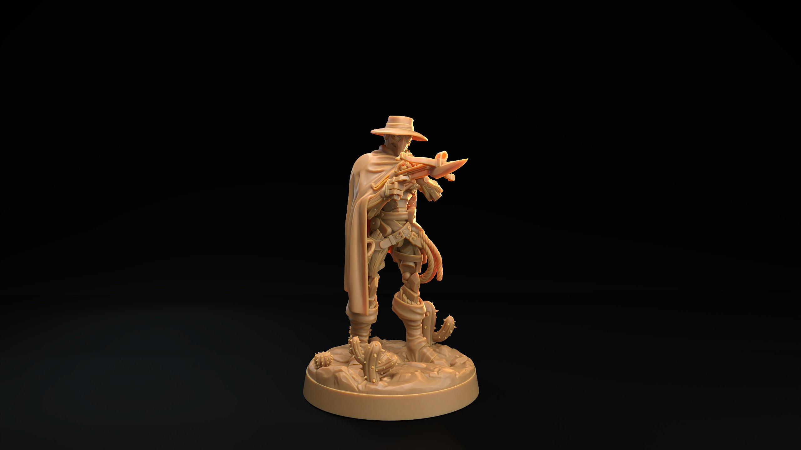 Cyborg Cowboy / Cyborg / Western / Robot / Pathfinder / Dnd / - Etsy