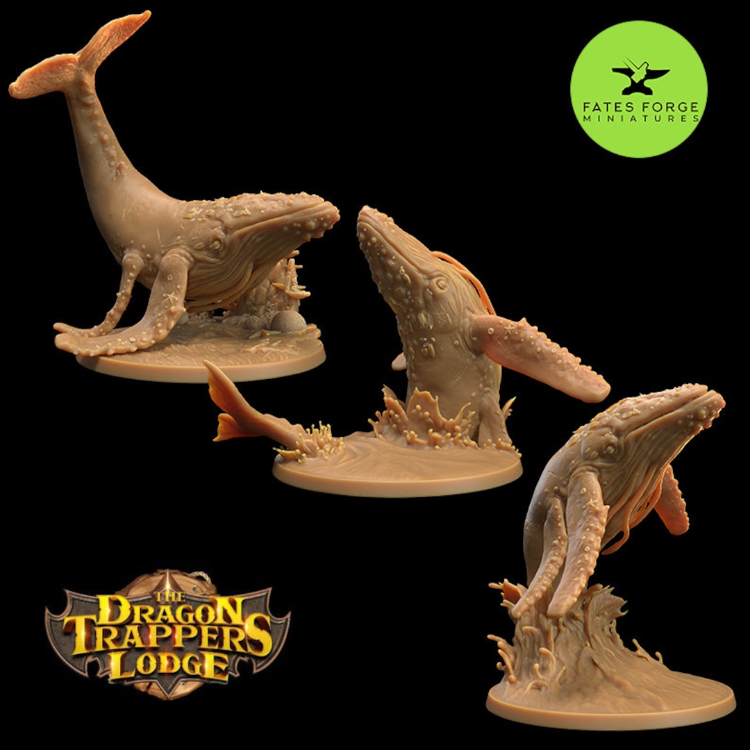 Whale Spirits / Whale / Pathfinder / Dnd / the Dragon Trappers / 3D ...