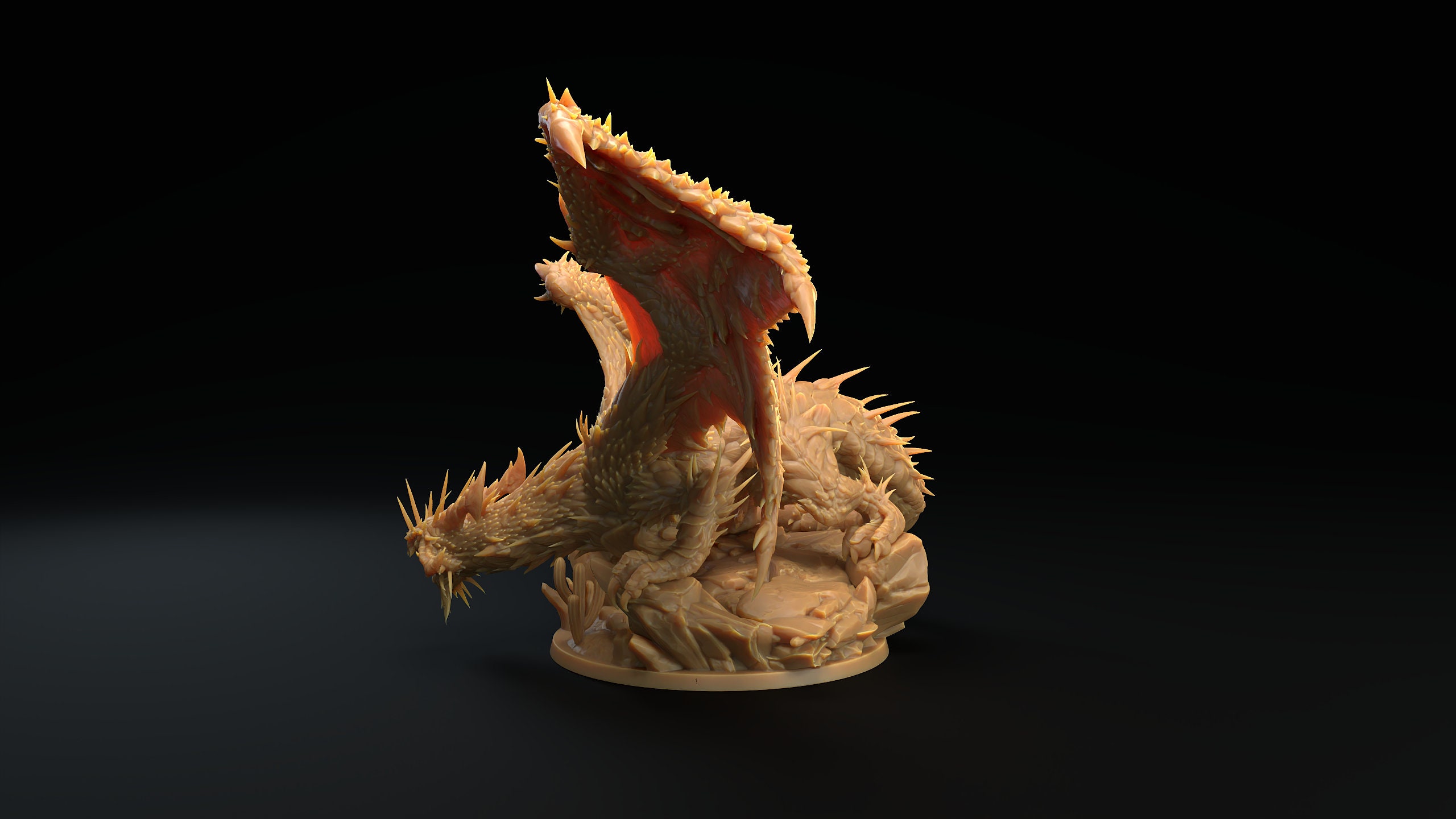 Cactus Dragon / Dragon / Western / Dragon Trappers Lodge / - Etsy