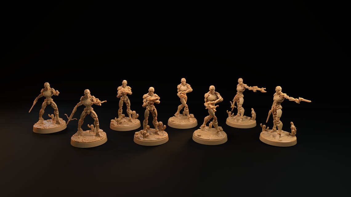 Cyborg Cowboy / Cyborg / Western / Robot / Pathfinder / Dnd / - Etsy