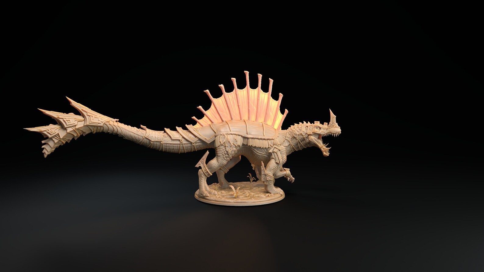 Spinodon / Spinosaurus / Monster / Dinosaur / Pathfinder / Dnd - Etsy