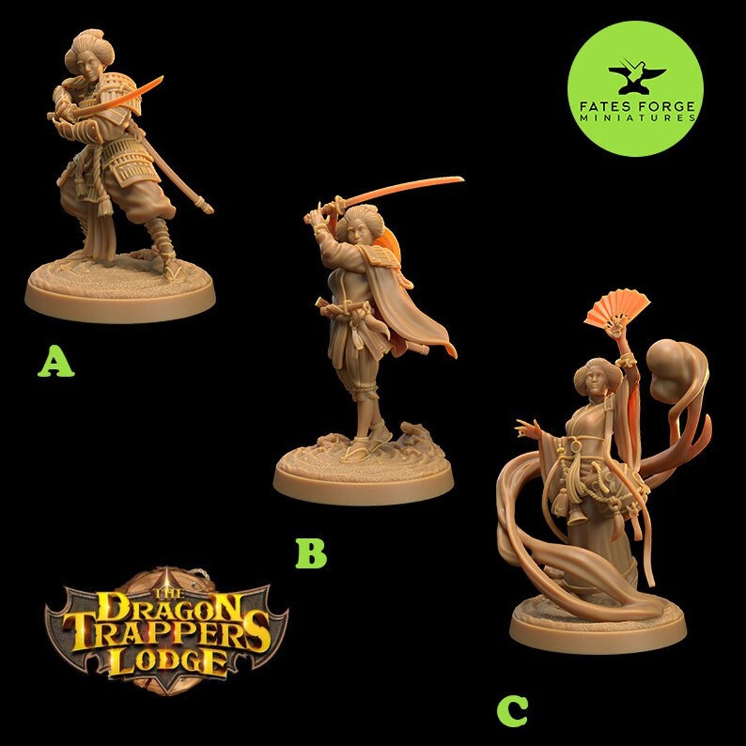 Japanese Woman - Geisha / Samurai / Ronin / Yokai / Pathfinder / Dnd ...