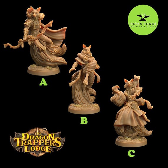 Kitsune Archer / Monk / Spellcaster / Fox / Yokai / - Etsy UK