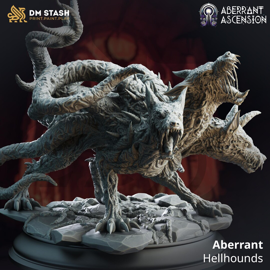 Aberrant Hellhounds / Cerberus / Hellhound / Hound / Monster / Enemy ...